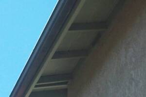 Rain Gutter Cleaning, Gutter Repair & Gutter Downspouts Reattached