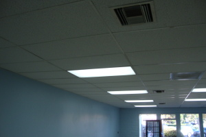 Beverly Hills Drop Ceiling Tile Installed & T Bar Grid Repaired
