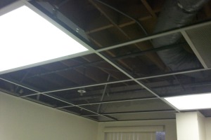 Drop Ceiling Tile Installs, T Bar Ceiling Grid Repairs & Replacement